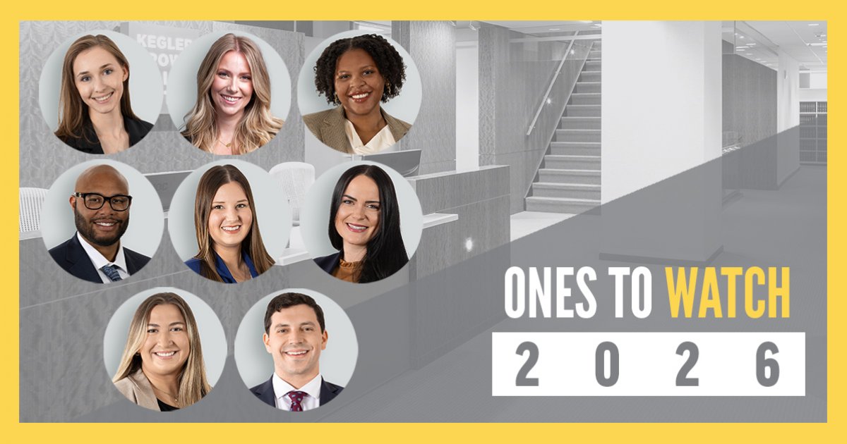 Kegler Brown Attorneys Recognized in 2026 Best Lawyers® “Ones to Watch”